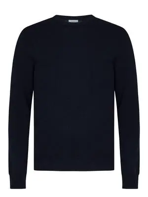 Malo Ribbed Cashmere Sweater - Black