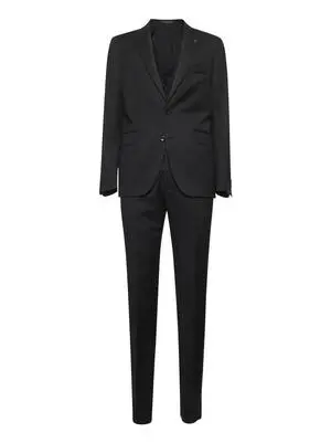 Tagliatore Single-breasted Tailored Suit - Black