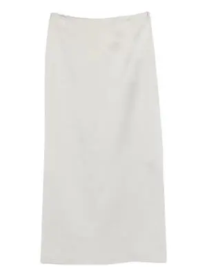 BRUNELLO CUCINELLI Brunello Cucinelli Straight-Hem Midi Skirt With Slit