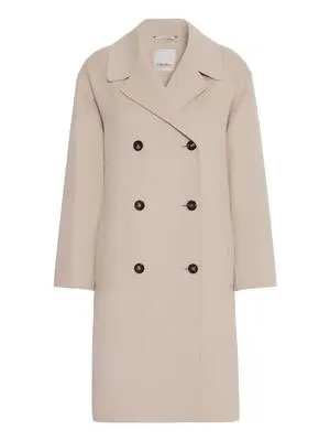 Max Mara Magnolia Double-breasted Coat - Beige