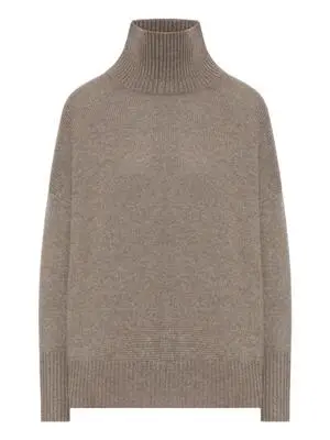 LISA YANG Heidi High Neck Knitwear - Brown