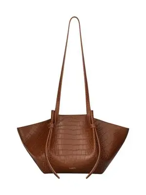 Yuzefi Yuzefi Mochi Croc-Effect Leather Tote Bag No