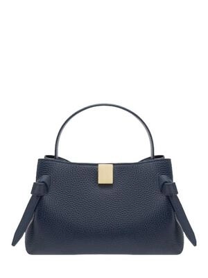 Yuzefi Pebble-grain Leather Tote Bag - Midnight