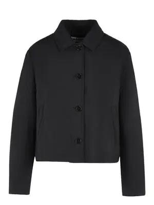 JIL SANDER Cropped Sport Jacket - Black