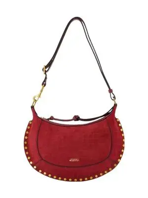 Isabel Marant Étoile Studded Shoulder Bag - Cherry
