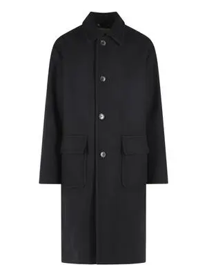 Dries Van Noten Wool-blend Coat - Black