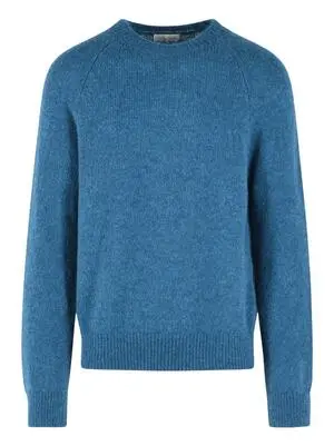 Dries Van Noten Long Sleeve Crewneck Jumper - Blue