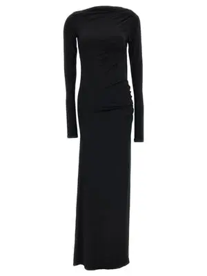 ANDAMANE THE ANDAMANE Deep Open Back Maxi Dress