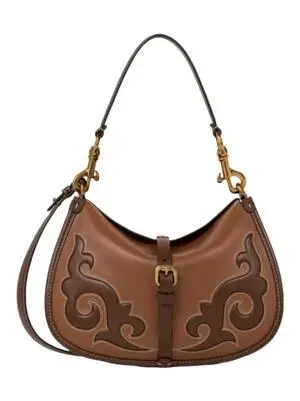 Etro Pony Buckle Shoulder Bag - Brown