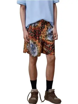 Dior Byzance Jacquard Floral Shorts - Multicolor