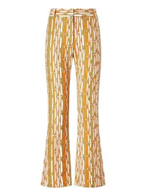 La DoubleJ 24/7 Printed Tailored Pants - Pink