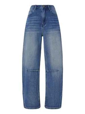 Pinko Faded Panelled Jeans - Blue