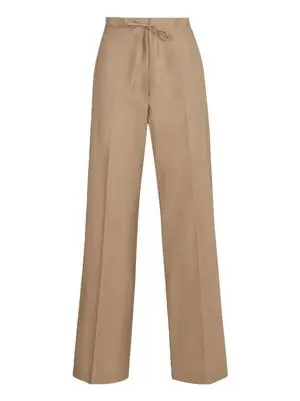P.a.r.o.s.h Drawstring Casual Pants - Beige