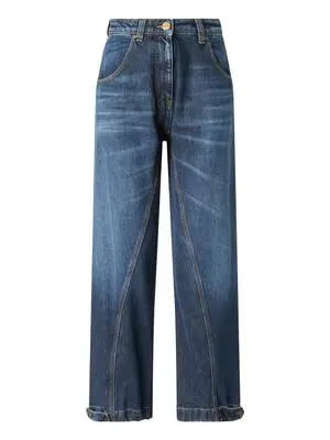 Pinko Straight-fit Jeans With Workwear Loop - Blue
