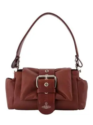 VIVIENNE WESTWOOD Hazel Treasure Shoulder Bag - Chestnut