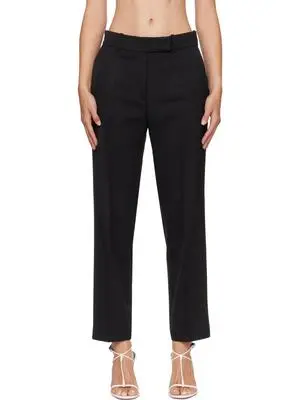 RÓHE Mies Cigarette Leg Tailored Trousers - Black