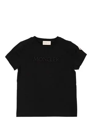 Moncler Short-sleeved Crewneck T-shirt - Black