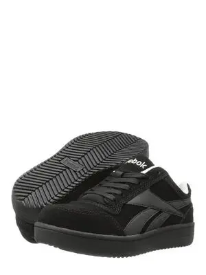 REEBOK Soyay Suede Leather Steel Toe Eh Protection Work Boots - Black