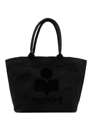 Isabel Marant Étoile Yenky Small Cotton Tote - Black