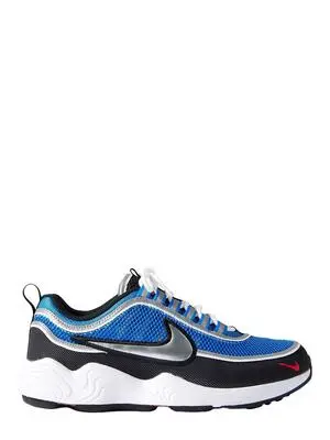 Nike Zoom Spiridon Rubber-trimmed Mesh Sneakers - Blue