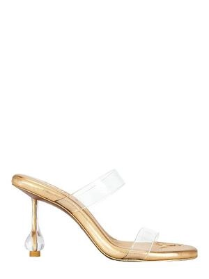 Cult Gaia Demi Sandal In Metallic Gold - Brass
