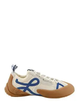 Loewe LOEWE Grip Nylon And Suede Lace-Up Sneakers With Contrasting Logo Multicolor