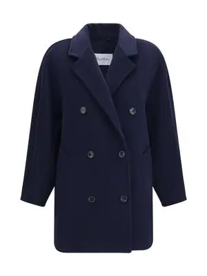 Max Mara Rebus Double-breasted Jacket - Blue