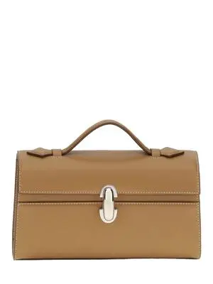 Savette Symmetry Pochette With Top Handle - Brown