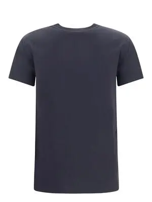 Max Mara Papaia Cotton T-shirt With Monogram Detail - Black
