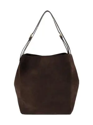 Vince Josie Large Suede Tote - Cacao