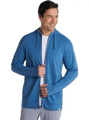 Coolibar Coolibar LumaLeo Full Zip Hoodie Blue Dusk