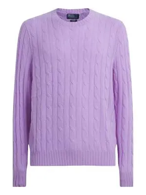 Polo Ralph Lauren Cashmere Cable-knit Sweater - Purple