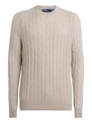 Polo Ralph Lauren Cashmere Cable-knit Sweater - Brown