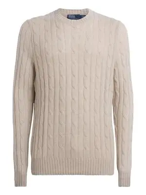Polo Ralph Lauren Cashmere Cable-knit Sweater - Brown