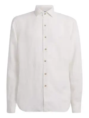 Polo Ralph Lauren Linen Polo Pony Shirt - White