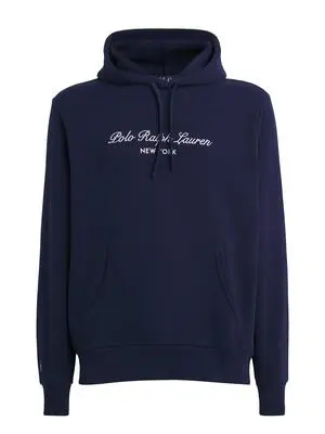 Polo Ralph Lauren Embroidered Logo Hoodie - Navy