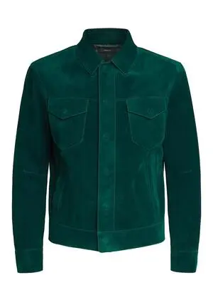 TOM FORD Suede Jacket - Green