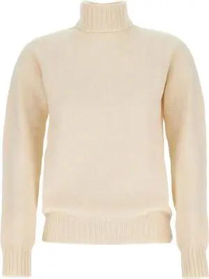 DRUMOHR High-neck Long-sleeved Sweater - Nude