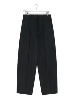LEMAIRE Maxi Barrel Workwear Pants - Black