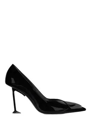 Givenchy Boudoir Fold Pumps In Patent Leather - Black