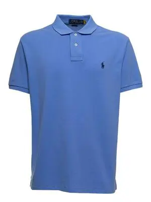 Polo Ralph Lauren Logo Short-sleeved Polo Shirt Blue