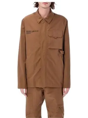 Helmut Lang Long-sleeved Casual Jacket - Brown