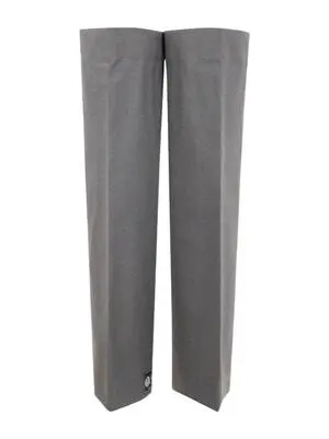 JEAN PAUL GAULTIER Tailored Leg Warmers With Embossed Design - Grey