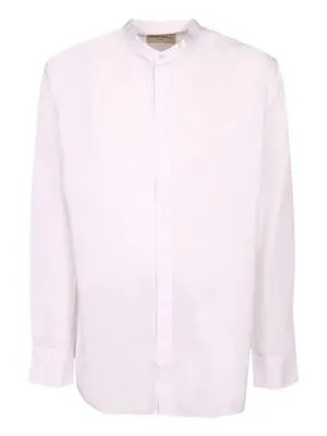 Officine Générale Band-collar Shirt - White