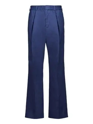 Balmain Straight Leg Trousers - Blue