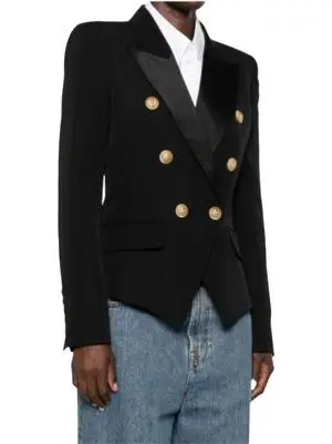 Balmain Long-sleeve Casual Jacket - Black