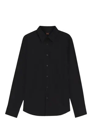 Hugo Boss Collared Long-sleeved Shirt - No