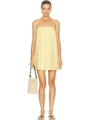 Matteau Frill Cami Mini Dress - Limoncello