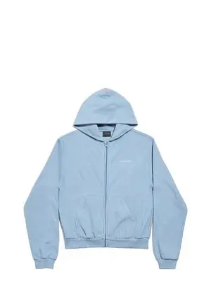 BALENCIAGA Balenciaga Regular Fit Zip-Up Hoodie