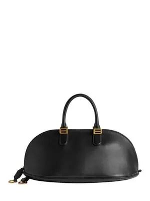 Balenciaga Medium Bolero Bowling Bag - Black